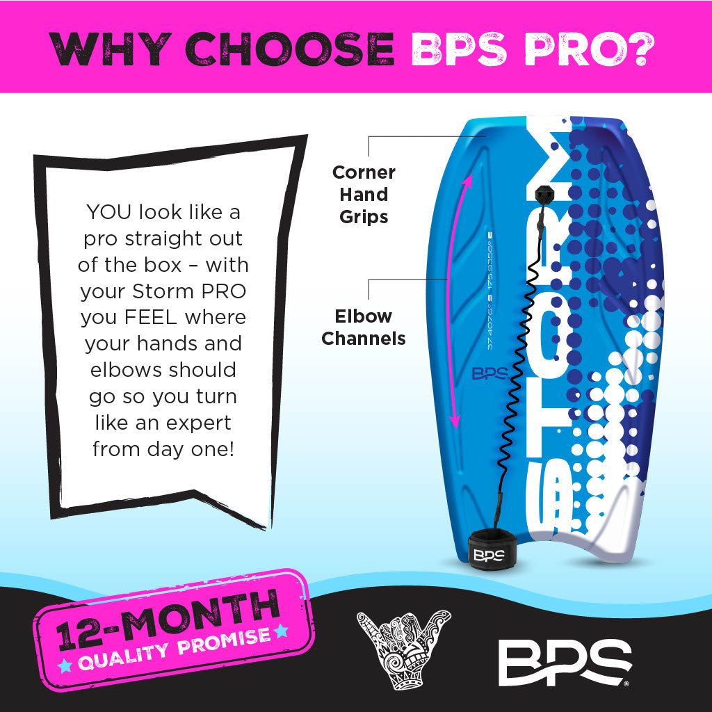 Buy BPS 'Storm' Pro 42.5" Bodyboard – Barrel Point Surf